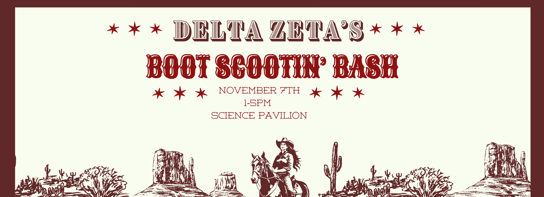 Boot Scootin' Bash | Delta Zeta