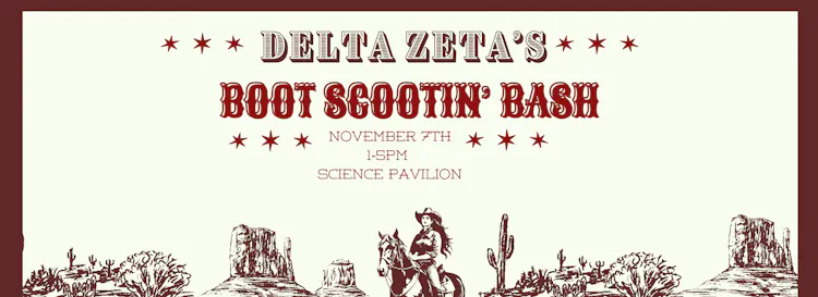 Boot Scootin' Bash | Delta Zeta