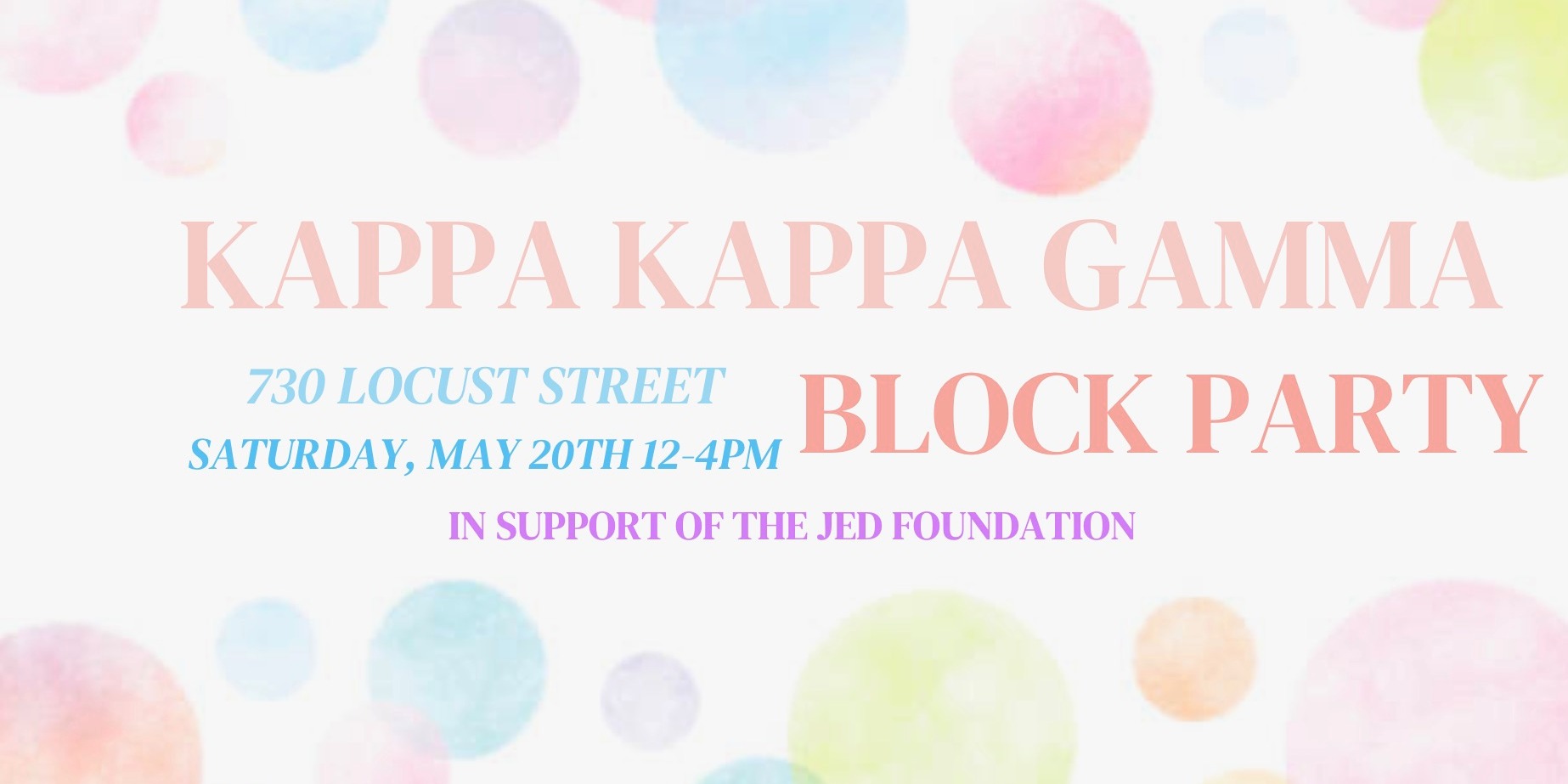 Kappa Block Party 2023 | Kappa Kappa Gamma