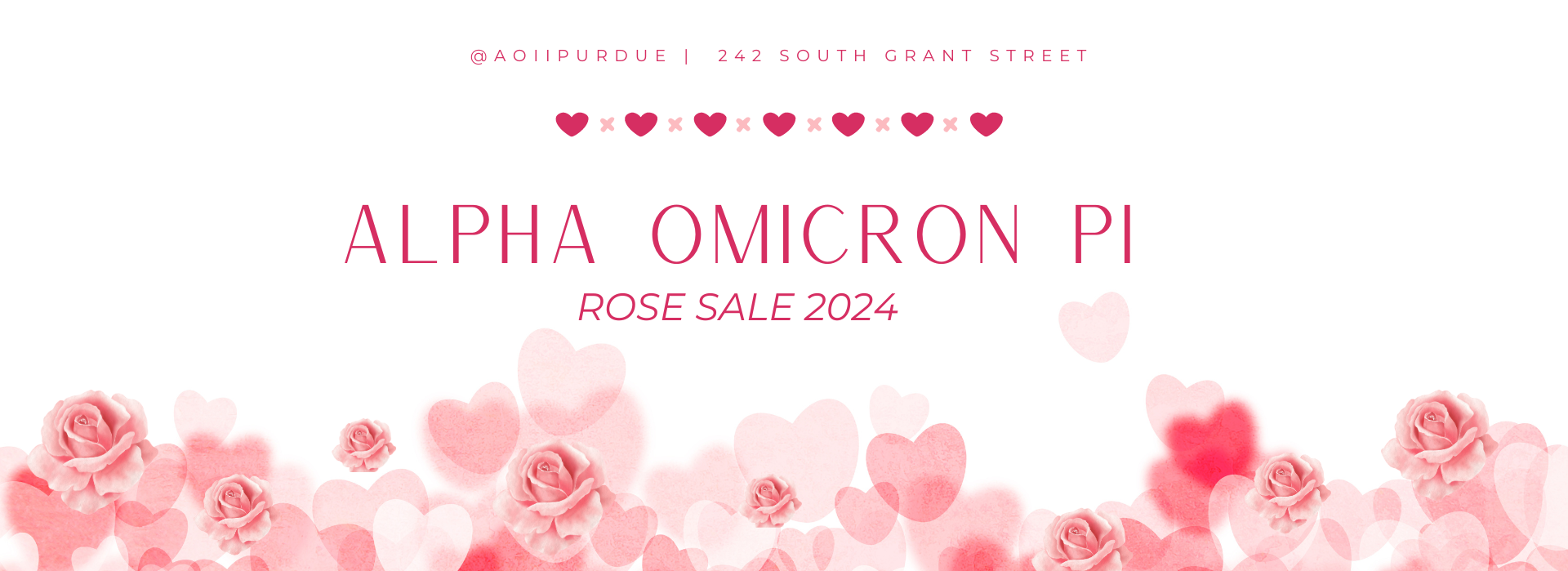 AOII Rose Sale 2024 | Alpha Omicron Pi