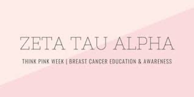 Think Pink Week | Zeta Tau Alpha Foundation
