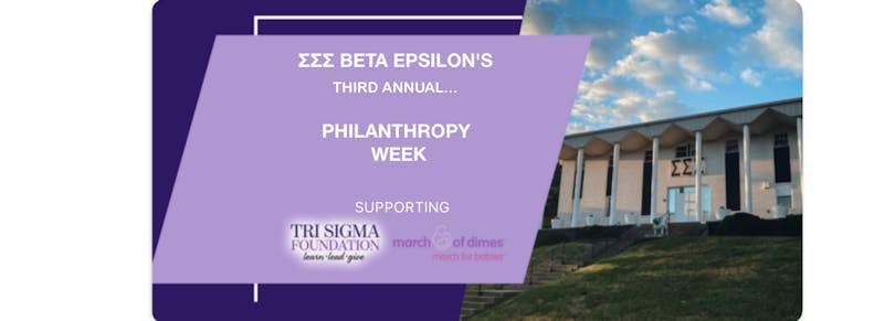 Tri Sigma's Third Annual Philanthropy Week | Tri Sigma Foundation
