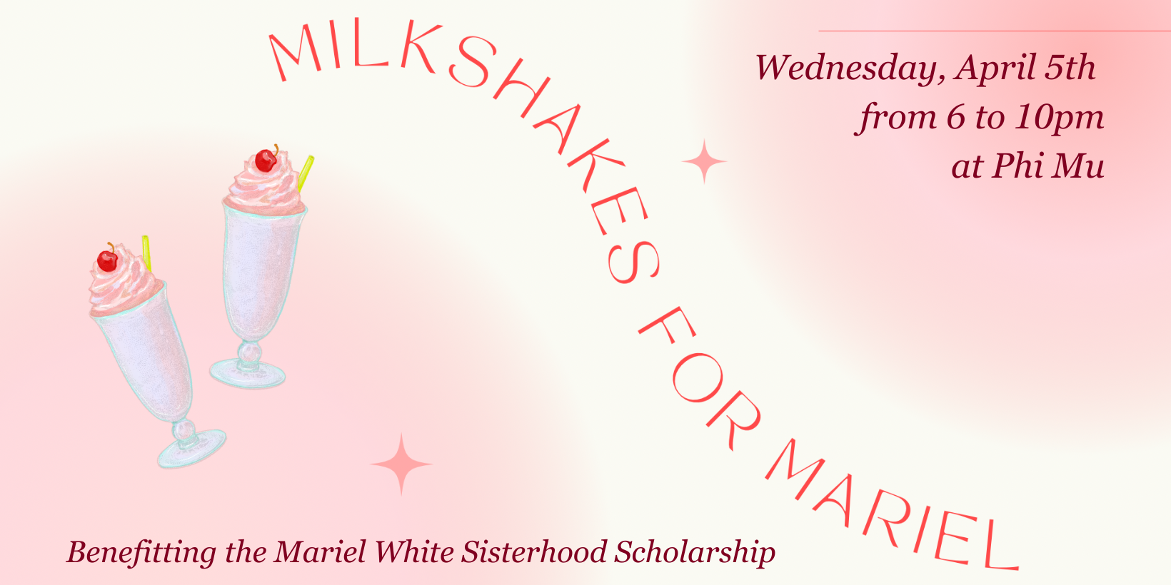 Milkshakes for Mariel | University of Florida Greek Life