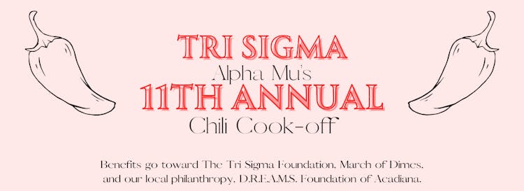 Tri Sigma Alpha Mu 11th Annual Chili Cook Off | Tri Sigma Foundation