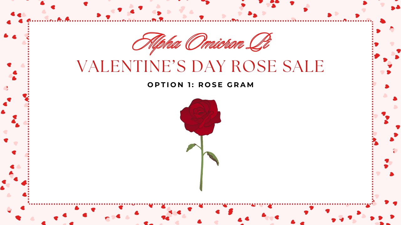 AOII Valentine's Rose Grams | Alpha Omicron Pi