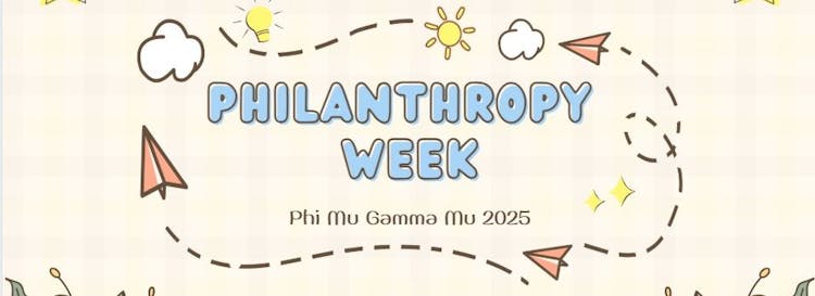 Phi Mu Gamma Mu Philanthropy Week 2025 | Phi Mu