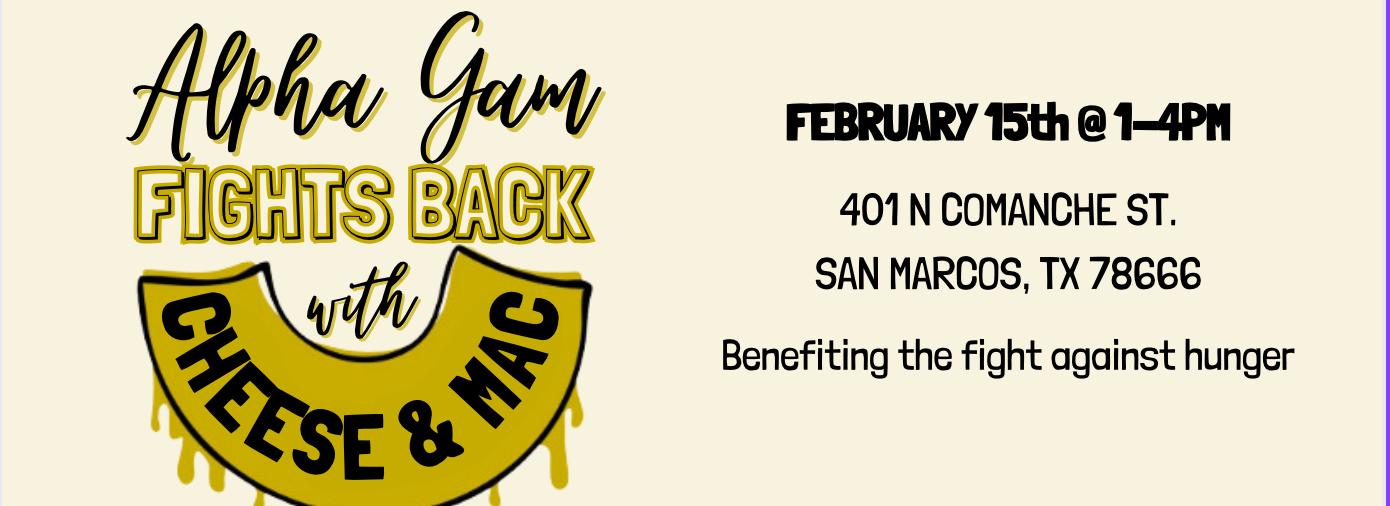 Alpha Gam Fights Back With Cheese And Mac | Alpha Gamma Delta