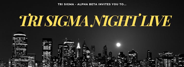 Tri Sigma Night Live - Fall 2024 | Tri Sigma Foundation