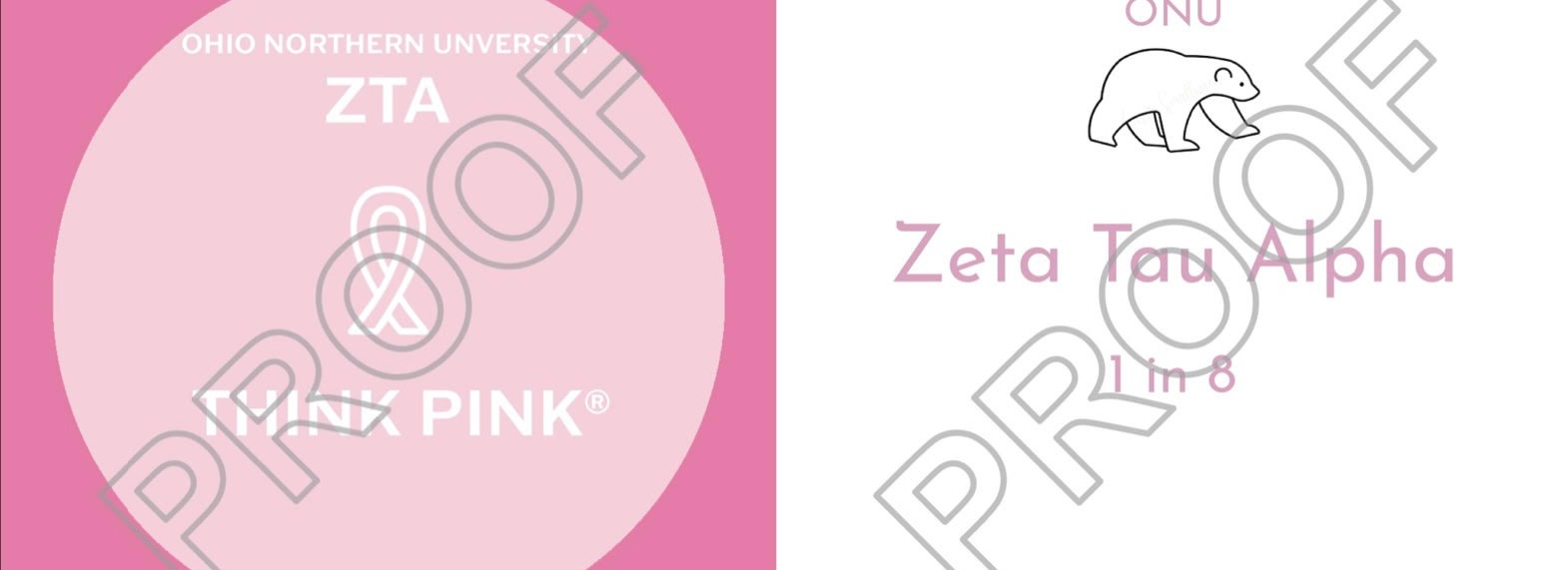 Think Pink Sticker Fundraiser | Zeta Tau Alpha Foundation
