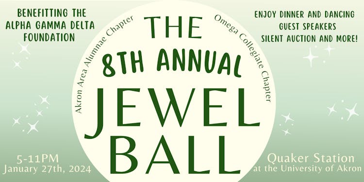 Omega's 8th Annual Jewel Ball | Alpha Gamma Delta Alumnae