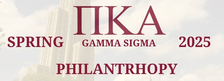 Pi Kappa Alpha Spring Philanthropy 2025 | PIKE Philanthropy