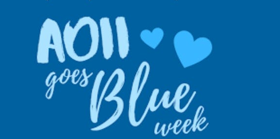 AOII Goes Blue Week | Alpha Omicron Pi