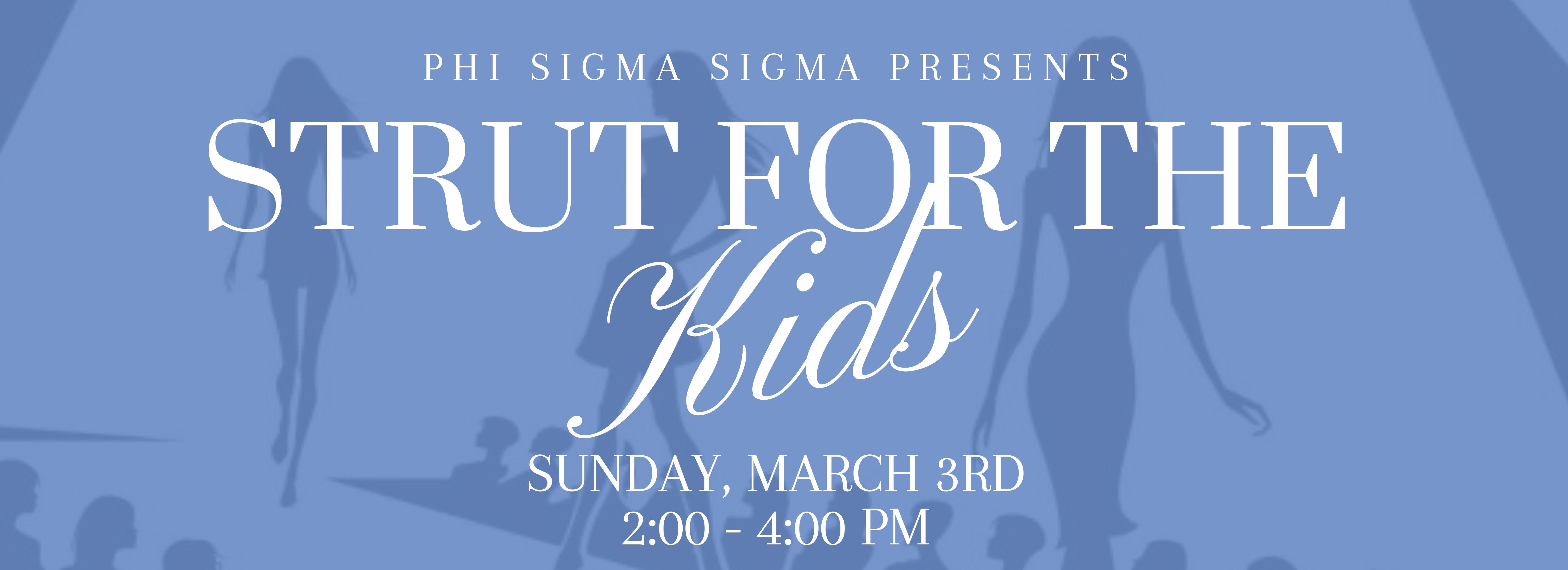 The Strut for the Kids Fashion Show | Phi Sigma Sigma Sorority