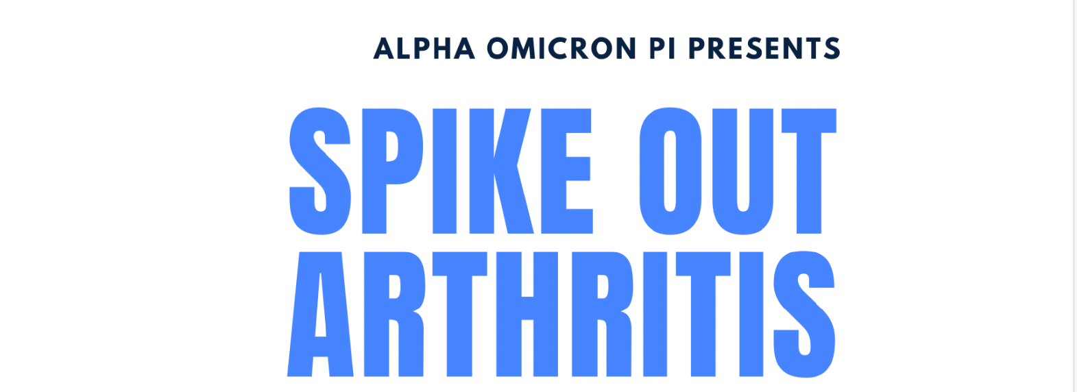 Spike Out Arthritis | Alpha Omicron Pi