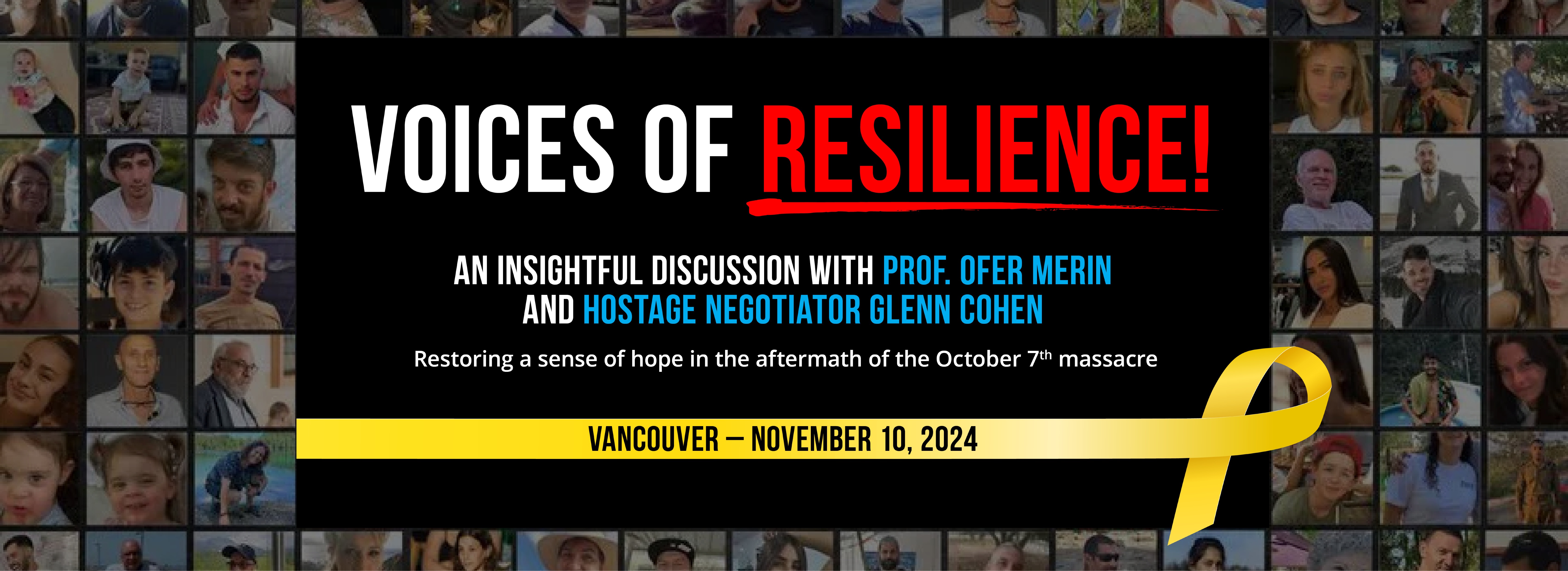 Voices of Resilience Vancouver | The Canadian Shaare Zedek Hospital ...