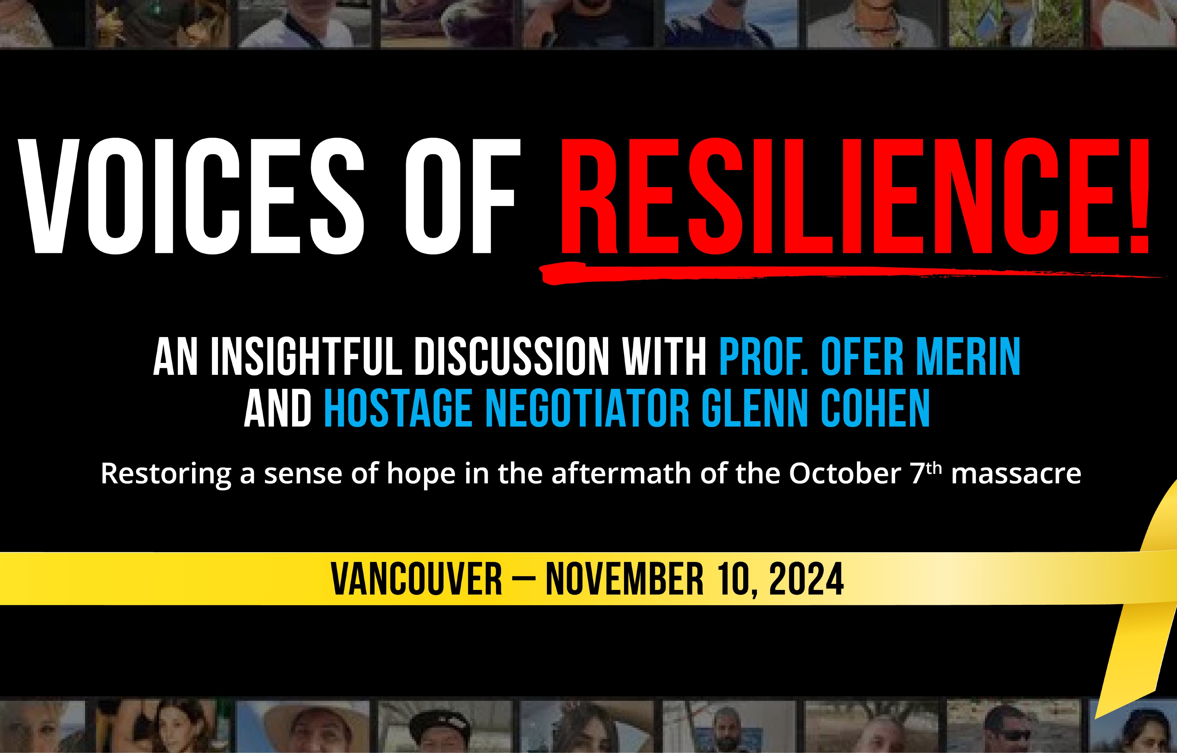 Voices of Resilience Vancouver | The Canadian Shaare Zedek Hospital ...